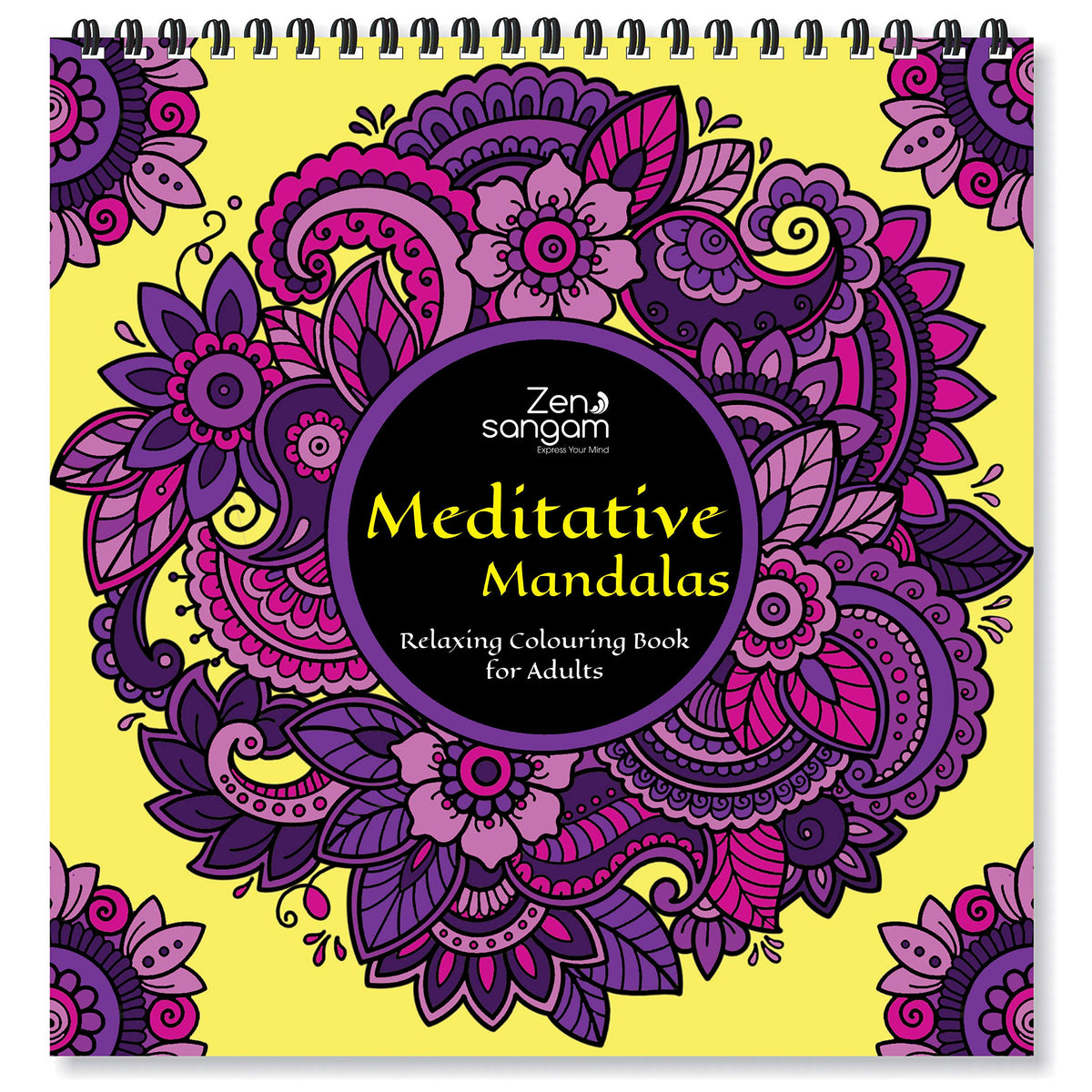 Relaxing Colouring Book | Meditative Mandalas - For Adults | Zen Sanga ...