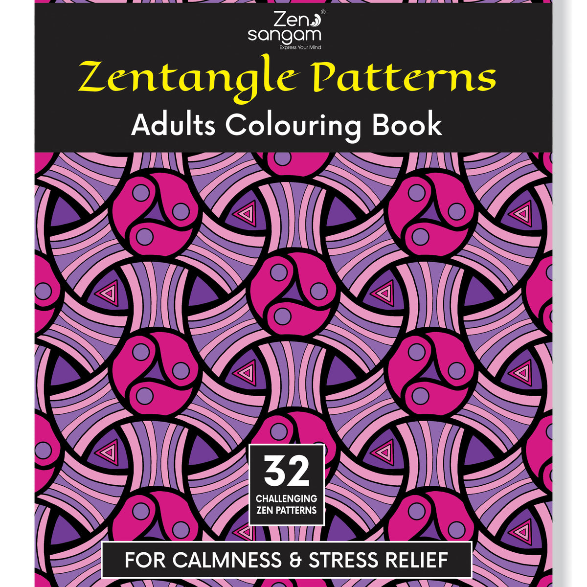 geometric coloring book for adults