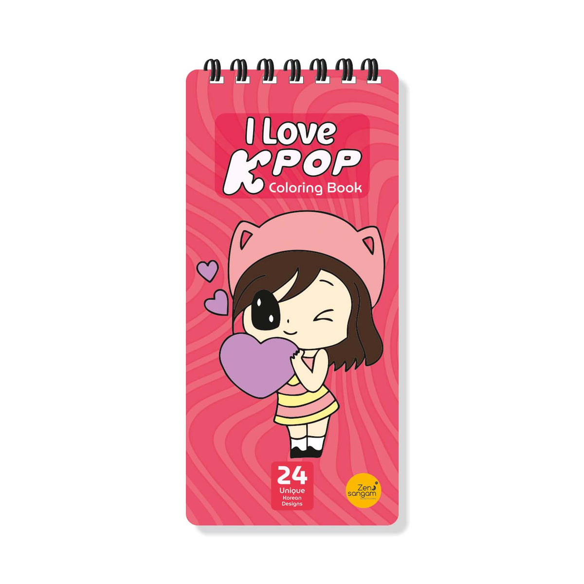 Colouring Book - Bookmark-Kpop Theme - For Adults | Zen Sangam